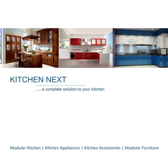 Modular Kitchen & Kitchen Next connection | PPTX
