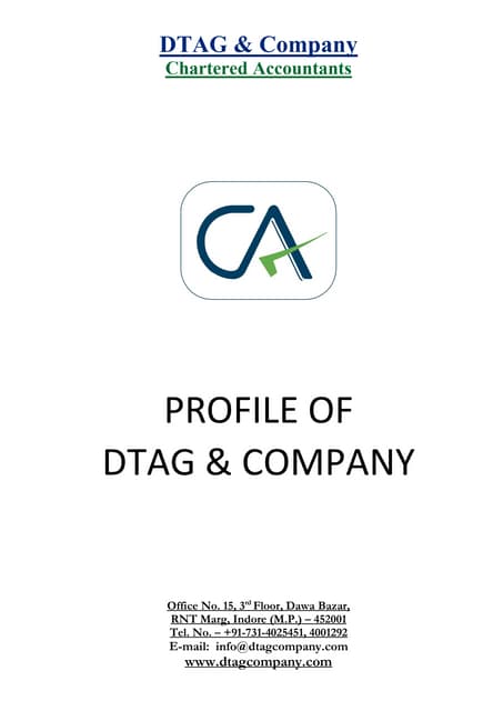 CA Firm Profile | PPTX