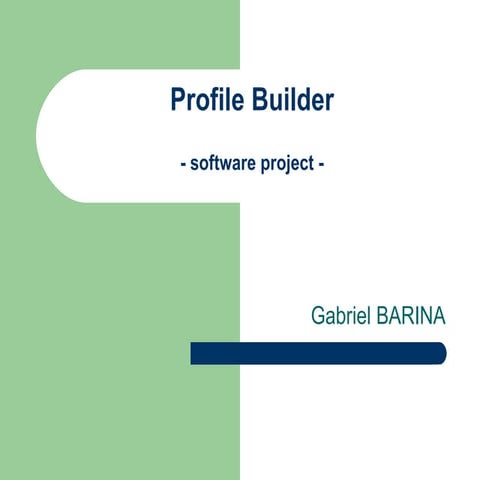 Profile builder | PPT