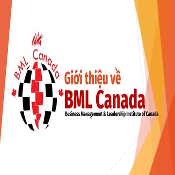 Profile BML Canada (tiếng Việt) | PPT