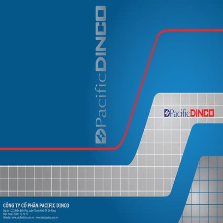 Mẫu thiết kế Profile Công ty xây dựng Dinco Pacific | PDF