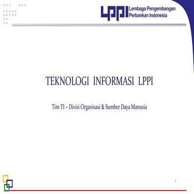 Profile Tim TI - DOS LPPI 2016 | PPT
