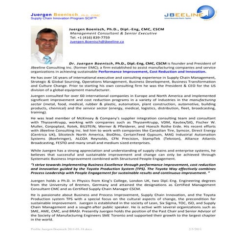 Personal Profile | PDF