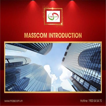 Giới thiệu công ty Masscom Việt Nam cho các đối tác dự án | PPTX