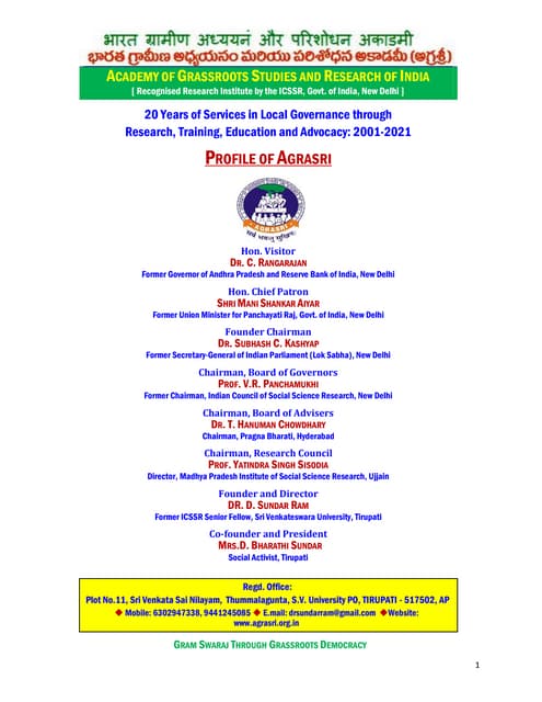 Invitation Card - AGRASRI One-day Round - Table Meeting on 'Rajiv Gandhi', 18th August 2024.pdf ...