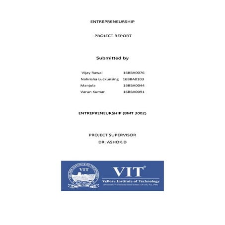 Profile of the entrepreneur how to create an profile | PDF | Business ...