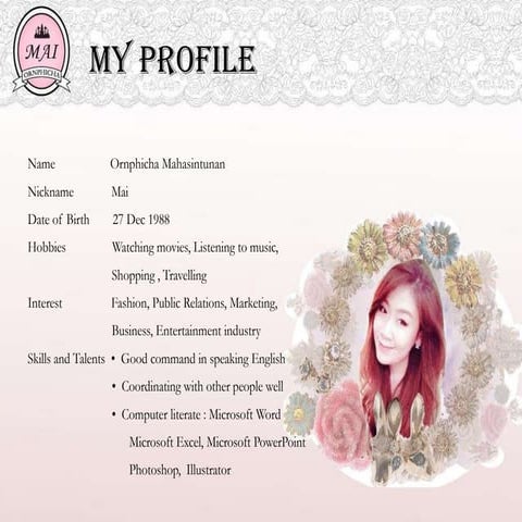 My Profile | PPT
