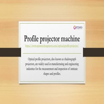 Profile projector machine horizontal.pptx