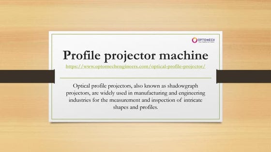 Video profile projector manufacturer in india.pptx