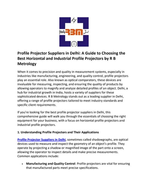 Profile projector machine horizontal.pptx