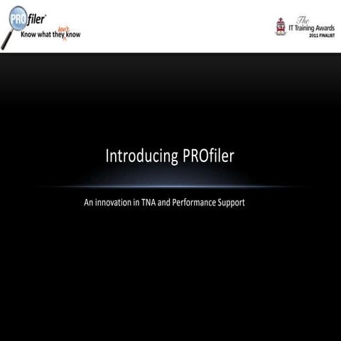 Profiler Information | PPT