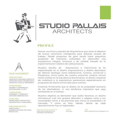 Profile studio pallais | PDF