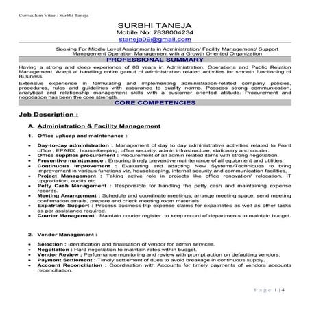 Jeevan-AR Manager Resume | DOCX