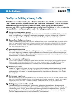 How To Build a Great Student LinkedIn Profile | PDF