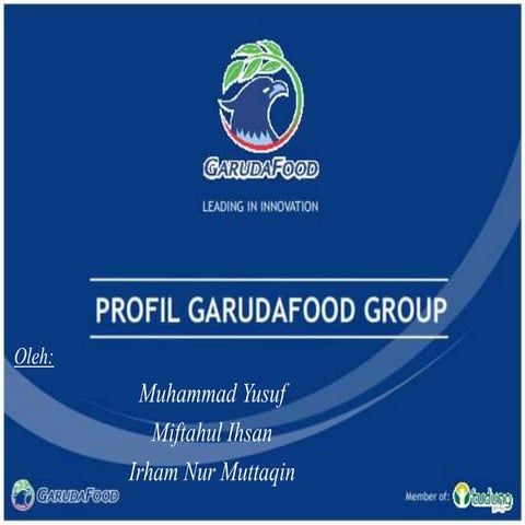 Profil garuda food group | PPTX