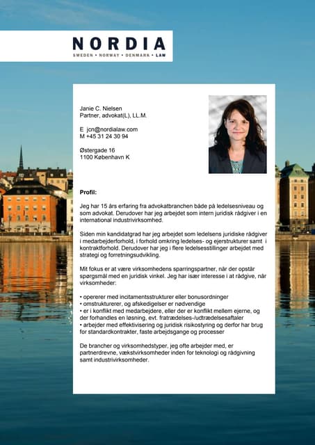 Profil janie c. nielsen | PPTX