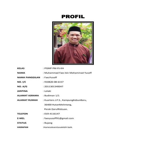Profil kh | DOCX