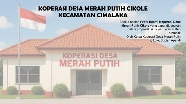 21.Contoh COMPANY PROFILE. docx koperasi merah putih | DOCX