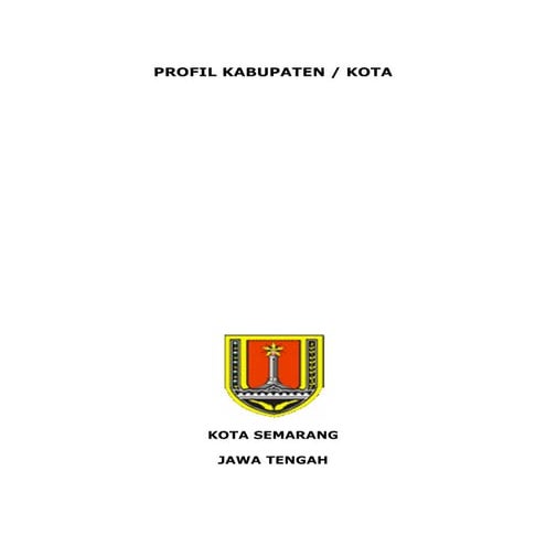 Profil kota semarang | PDF