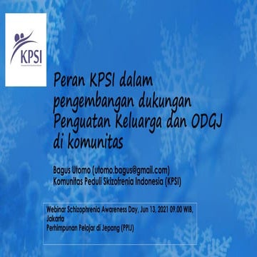 Profil KPSI dipresentasikan di Perhimpunan Pelajar Indonesia Jepang ...