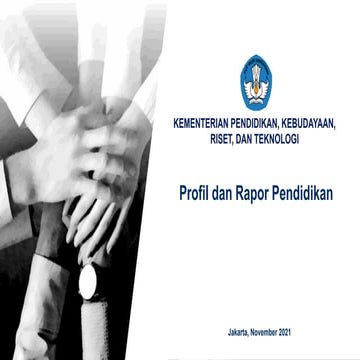 Profil Pendidikan dan Rapor Mutu Satuan Pendidikan | PPT