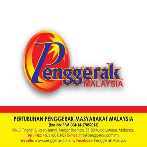 PROFIL PENGGERAK MALAYSIA | PPT