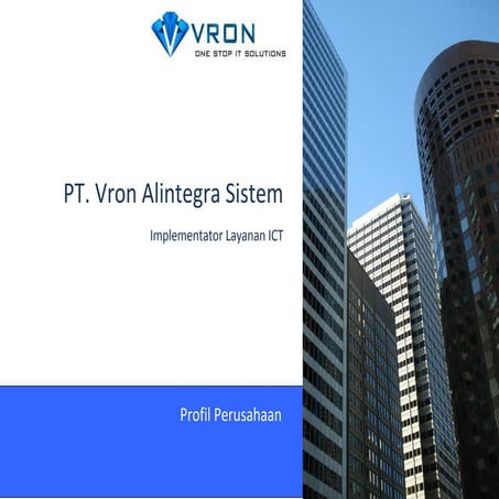 Perusahaan Jasa IT Solution PT VRON SISTEM | PDF