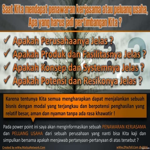 Profil & Produk - wWw.ZPayToll.Com