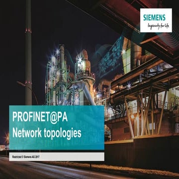 Profinet PA network topologies ggfffdgfg | PPT