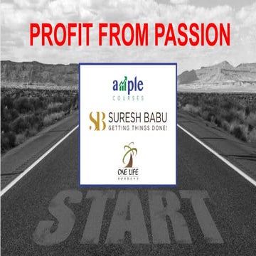 Profit from Passion | PPTX