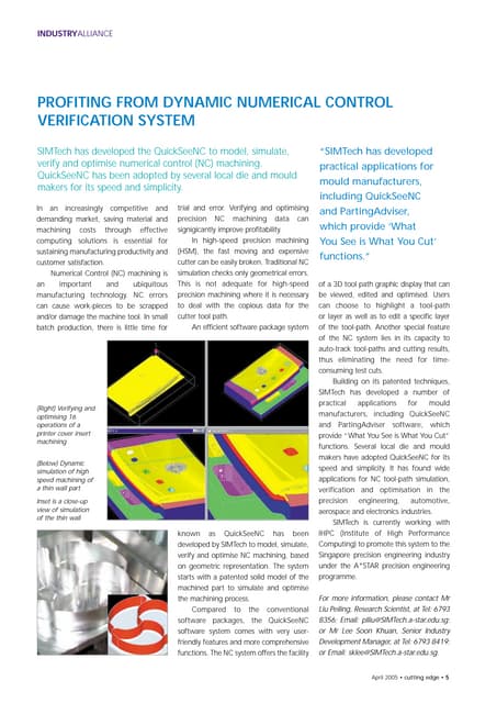 Profiting From Dynamic Numerical Control Verification System Pdf