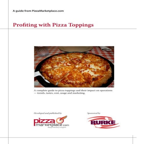 Profiting From Pizza Toppings | PDF