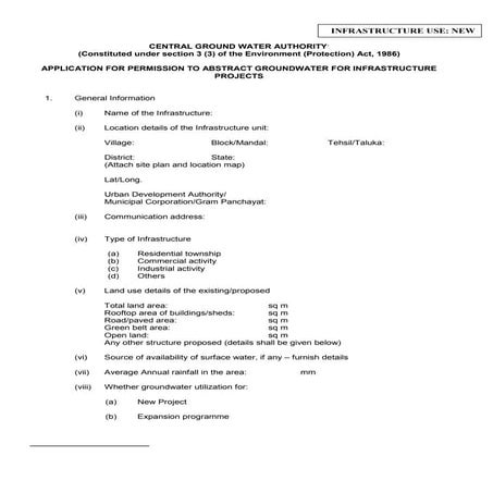 New Central Ground Water Authority (CGWA) guidelines 24 Sept 2020 | PDF