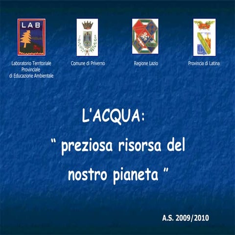 L'acqua come risorsa | PPT