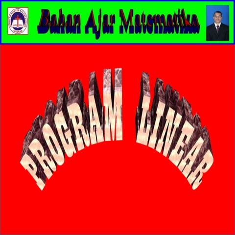 Program Linear Materi Matematikakelas Xi Pptx