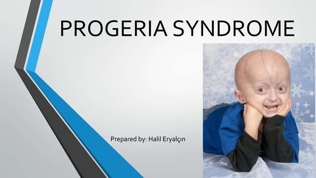 Progeria | PPTX
