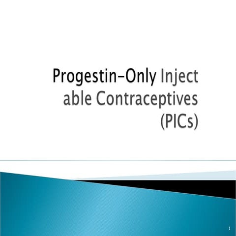 Progestin only injectables | PPT