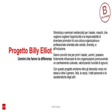 Progetto Billy Elliot | PPTX