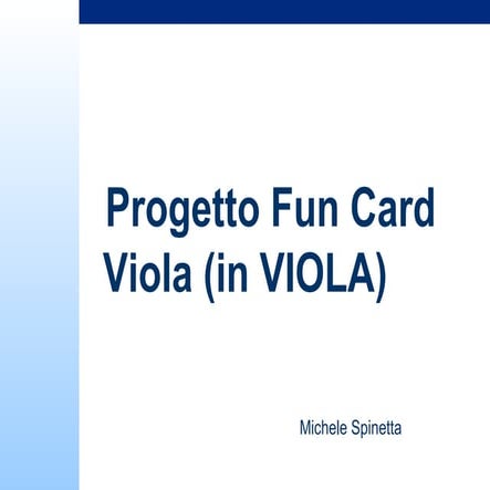 Progetto fun card_viola_vii | PPT
