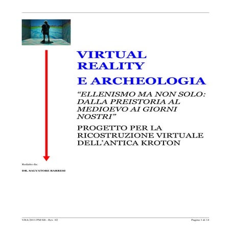 Progetto per la ricostruzione virtuale antica kroton [s.barresi 2001] | PDF