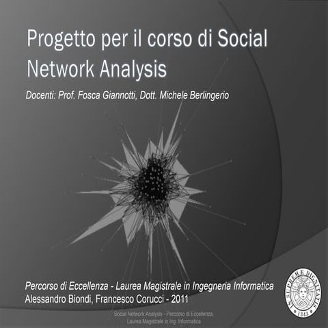 Social Network Analysis Project | PPT