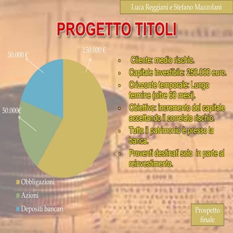 Progetto titoli | PPT