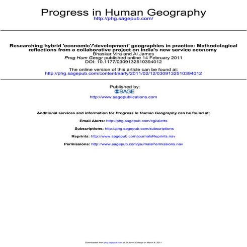 economic / development geography trading zone | PDF