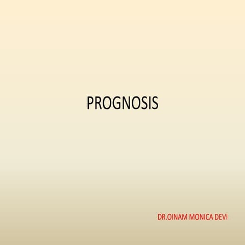 Prognosis | PPTX