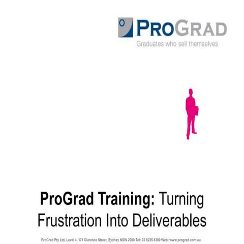 ProGrad Training: Why You Should Use Us | PPT