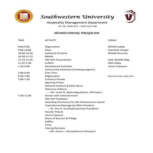 Program | DOCX | Graduation | Personal Celebrations & Life Events