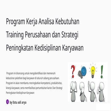 Strategi Merancang Program Ojt Yang Efektif Materi Training Pptx