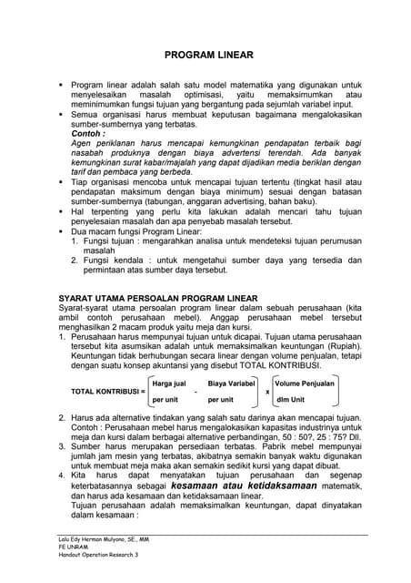 Program linear-dan-metode-simplex | PDF Program linear-dan-metode-simplex | PDF