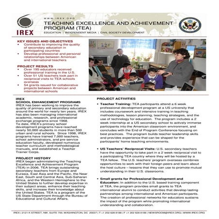 Teacher Exchange Programs | PPTX