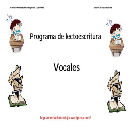 Programa de-lectoescritura-vocales-completo-orientacionandujar | PDF